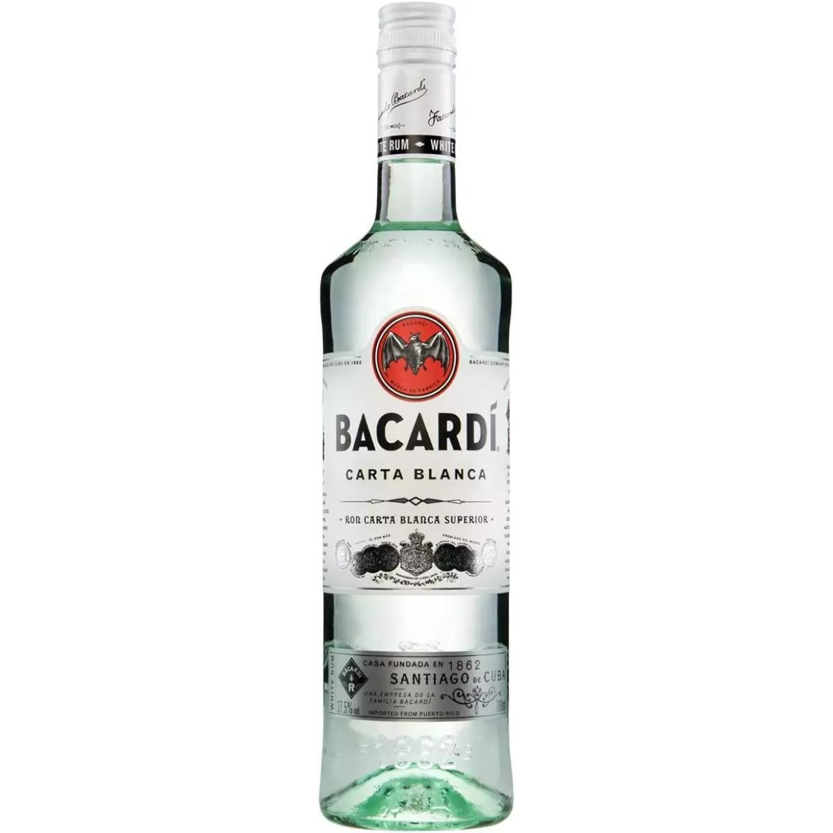 Ron Bacardí Carta Blanca 700 Ml – Mayorista Duero